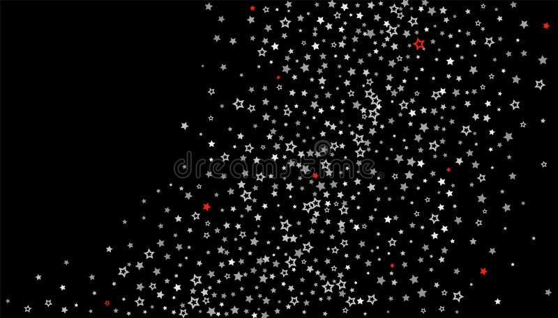 Brightly Coloured Stars Scattered Against a Dark Background. Festive ...
