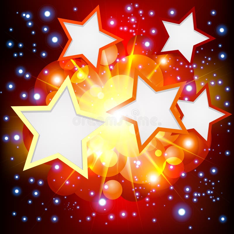 3d Stars Explosion Background Stock Vector - Illustration of cool ...