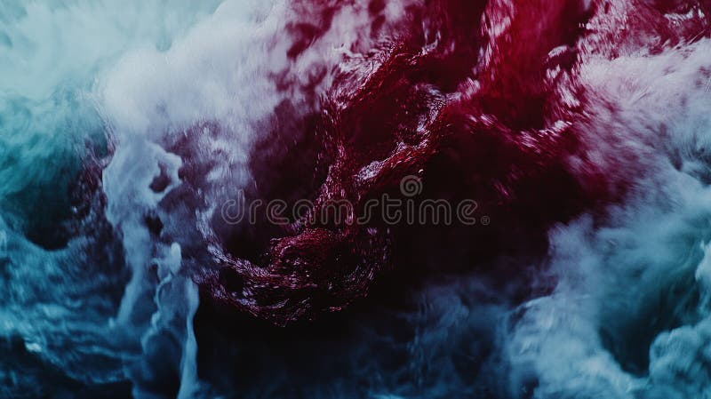 Brightly Illuminated Water Waves with Purple and Blue Highlights in a ... Brightly Illuminated Water Waves with Purple and Blue Highlights in a ...