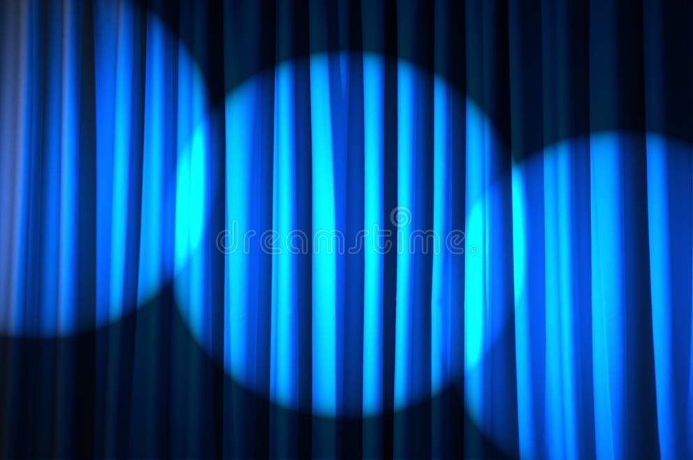 Brightly Lit Curtains - Theatre Concept Stock Photo - Image of beams ...