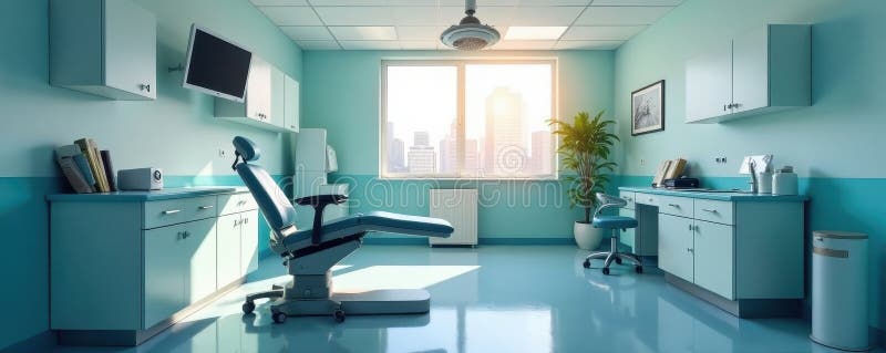 Brightly Lit Examination Room, Ready for Patient , Clean, Checkup, Care ...