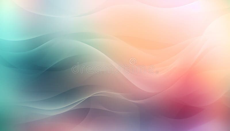 Flowing Wave Pattern Creates Elegant Abstract Backdrop Generated by AI ...