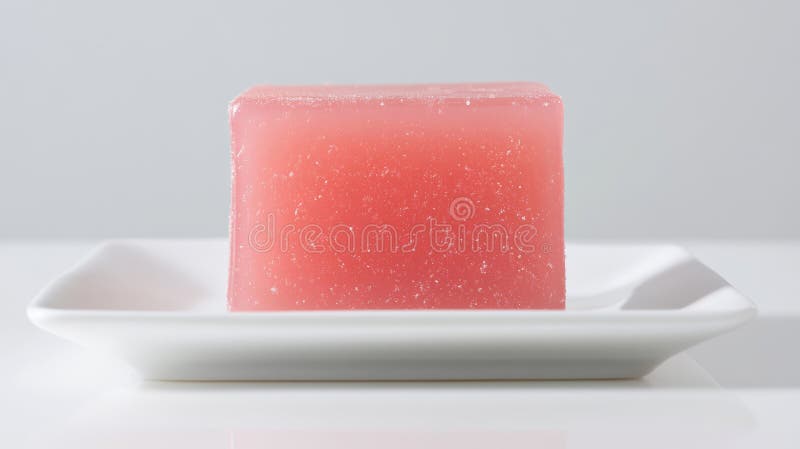 Translucent Pink Cube White Plate Stock Photos - Free & Royalty-Free ...