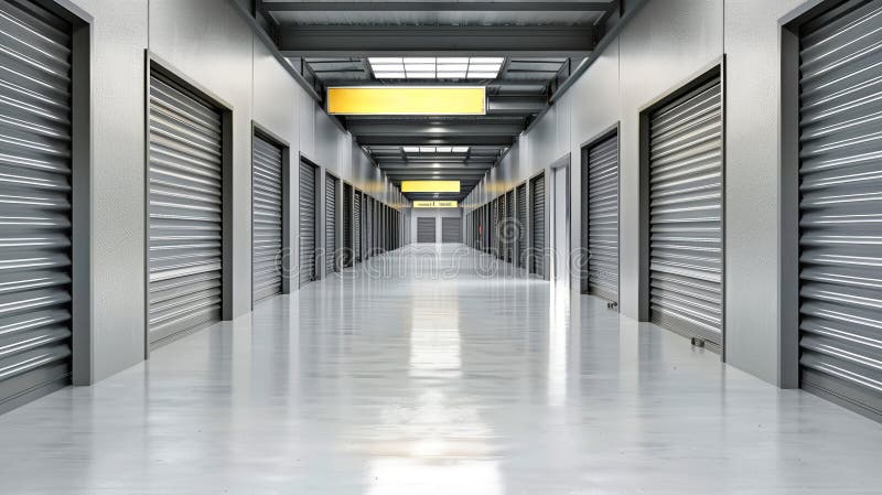 Brightly Lit Warehouse Features Spacious, Clean Interiors with ...