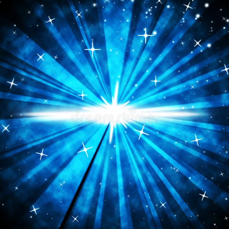 Brightness Background Means Luminous Rays and Night Sky Stock ...