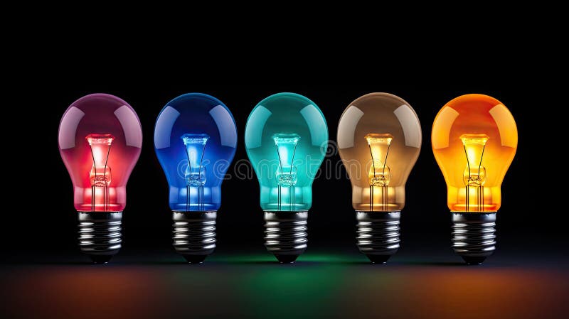 Light Bulb Brightness Stock Illustrations – 1,392 Light Bulb Brightness ...