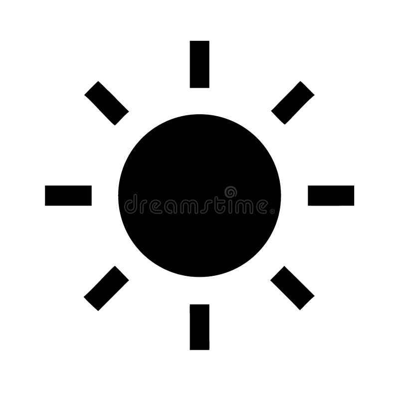 Brightness icon stock illustration. Illustration of view - 381151665