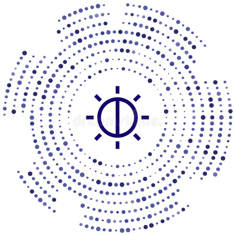 Brightness Vector Icon Sign Symbol Stock Vector - Illustration of icon ...