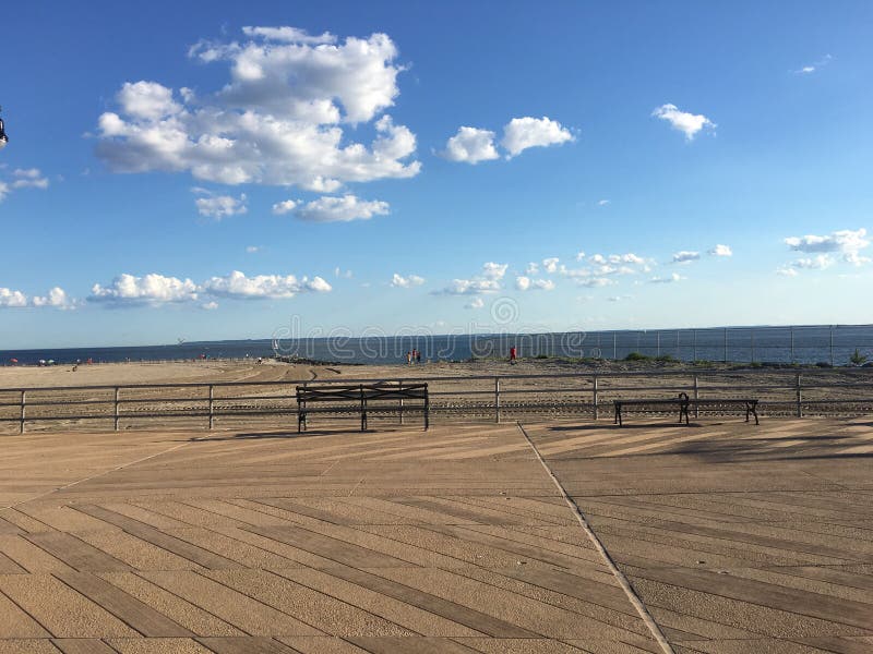 Beautiful Skies on Brighton Beach Editorial Photo - Image of beach ...