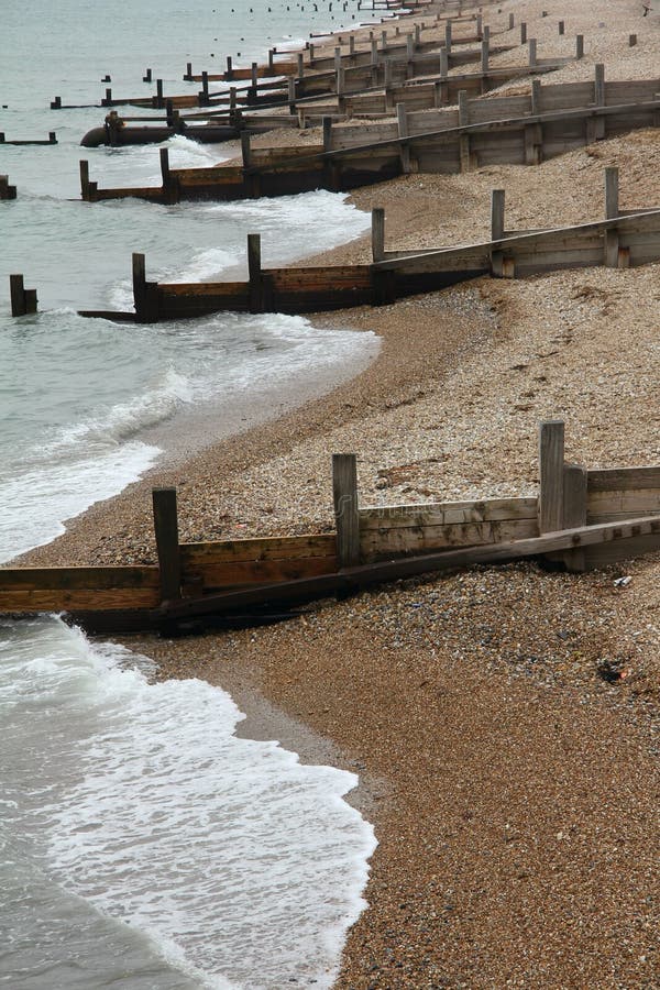 Brighton Beach Groynes Stock Photos - Image: 22956953