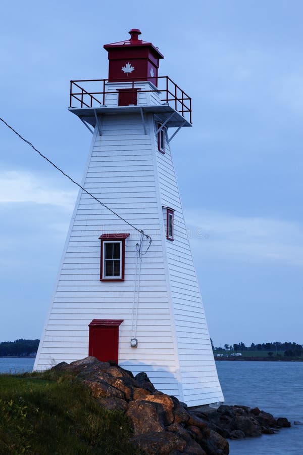 Brighton Beach Range Front Lighthouse Charlottetown Stock Photos - Free ...