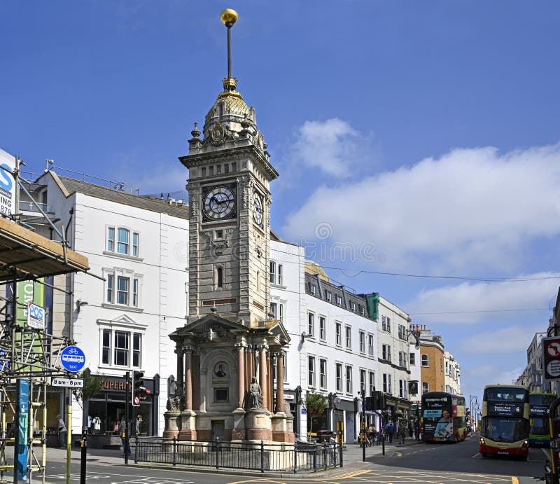 Clock Tower in the Center of Mahmutlar District, on Restoration ...