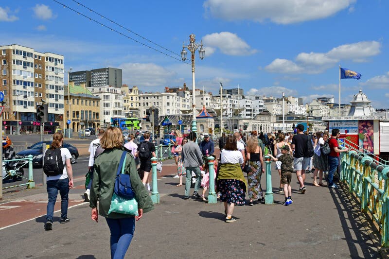 Brighton, England - June 04 2023 : City Centre Editorial Image - Image ...
