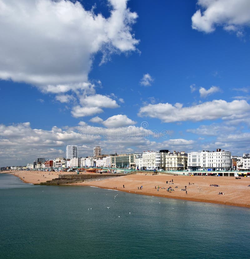 Brighton England - Vertical Panorama. Editorial Photo - Image of ...