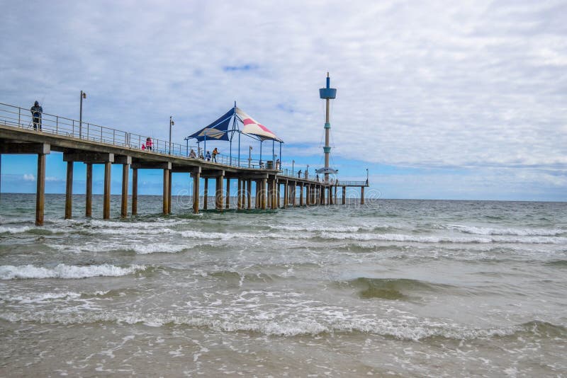 Brighton Jetty stock image. Image of ocean, pier, water - 73350235