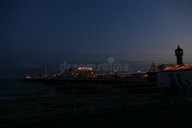 Night view editorial stock image. Image of pier, night - 103776074