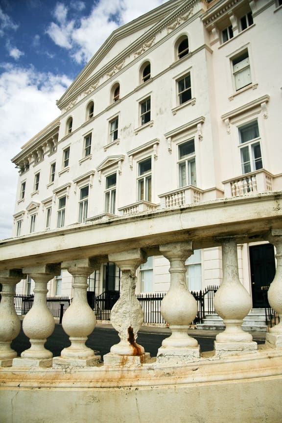 Brighton Regency Architecture England Stock Image - Image of historic ...