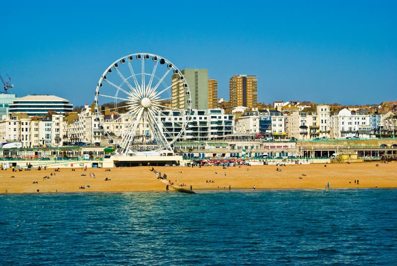 Brighton seafront editorial image. Image of outdoors - 24331690