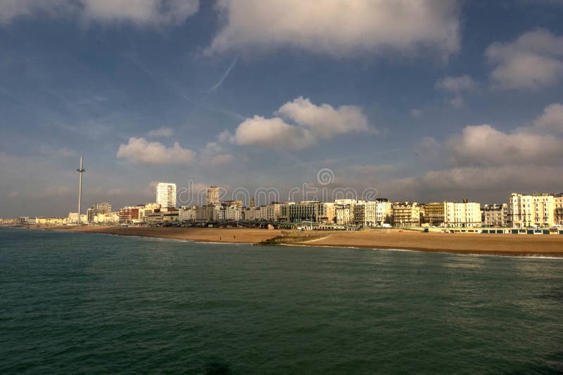 Brighton stock image. Image of holiday, england, shore - 154705681
