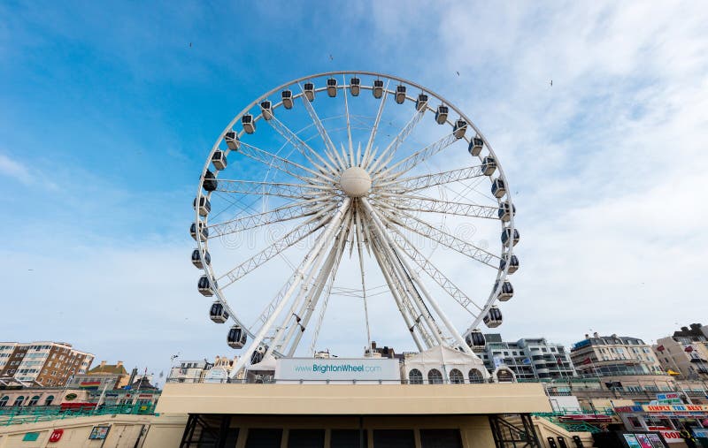Brighton Wheel redaktionell arkivbild. Bild av inställt - 36495892