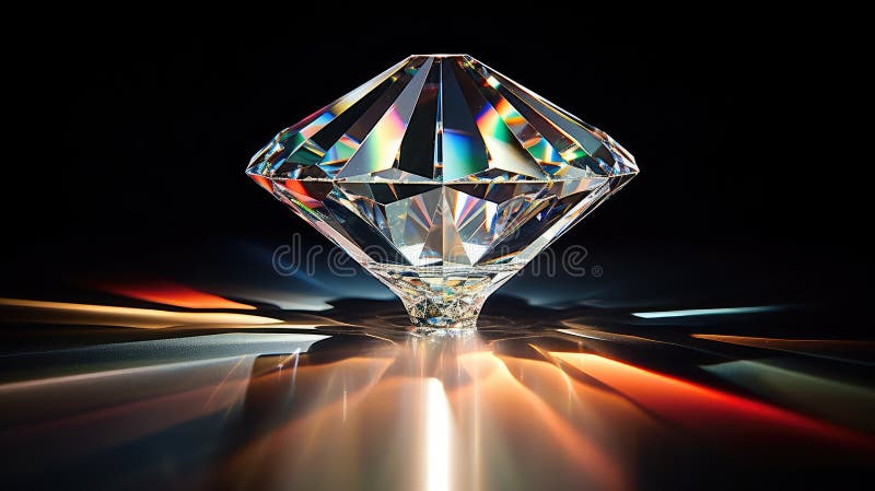 Brilliance Light Refraction Stock Illustration - Illustration of ...