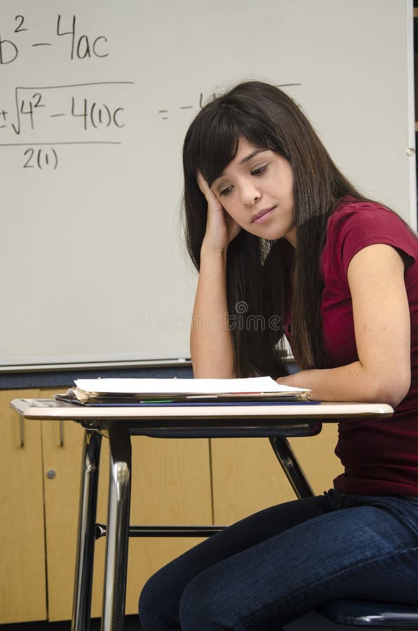 Brilliant Asian Math Student Stock Photo - Image of studying, classroom ...