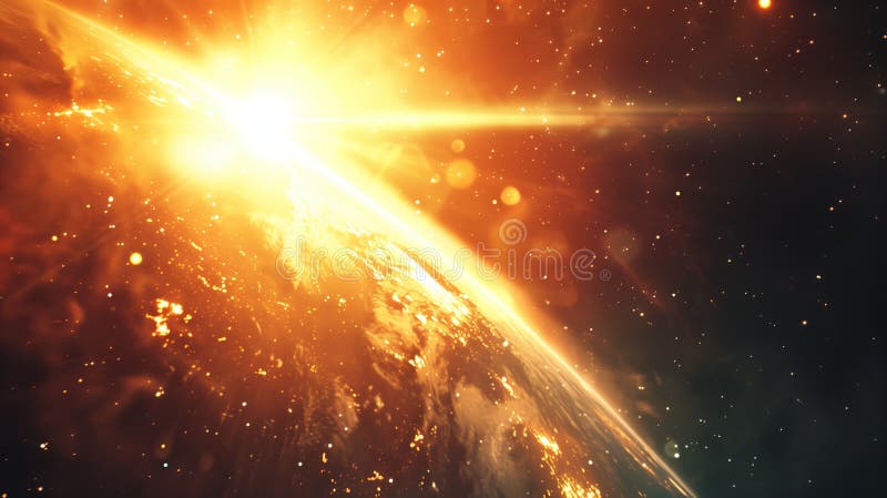 Spectacular Cosmic Event Illuminates Earth and Outer Space during ...