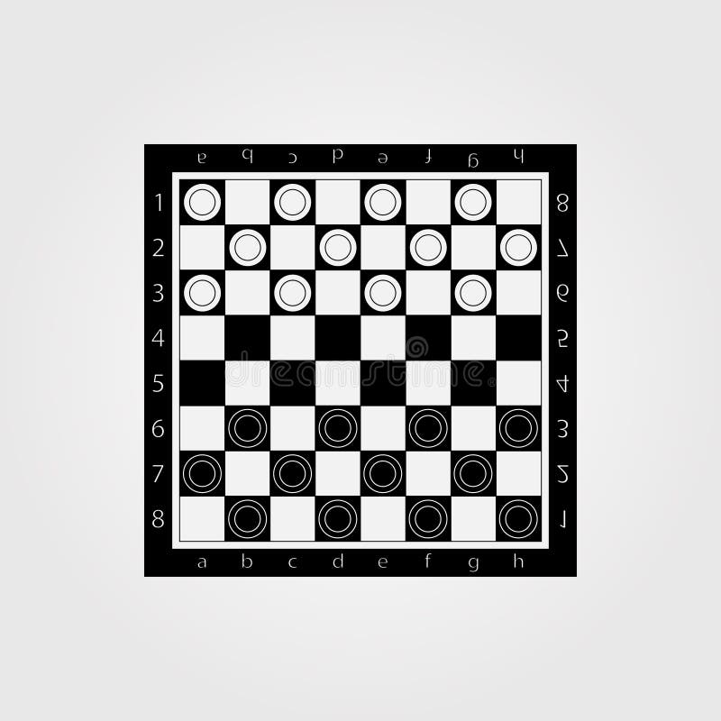 Classic checkers stock vector. Illustration of black - 19764562 Classic checkers stock vector. Illustration of black - 19764562