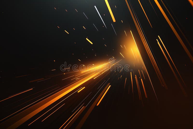 Brilliant and Colorful Light Streaks. Stock Illustration - Illustration ...