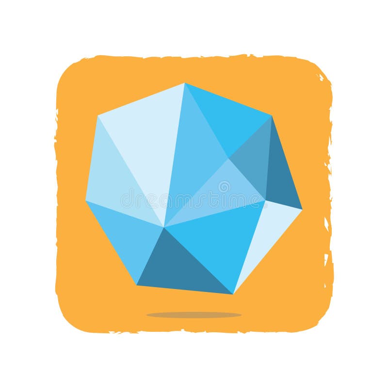 Brilliant Diamond Cut. Vector Illustration Decorative Design Stock ...