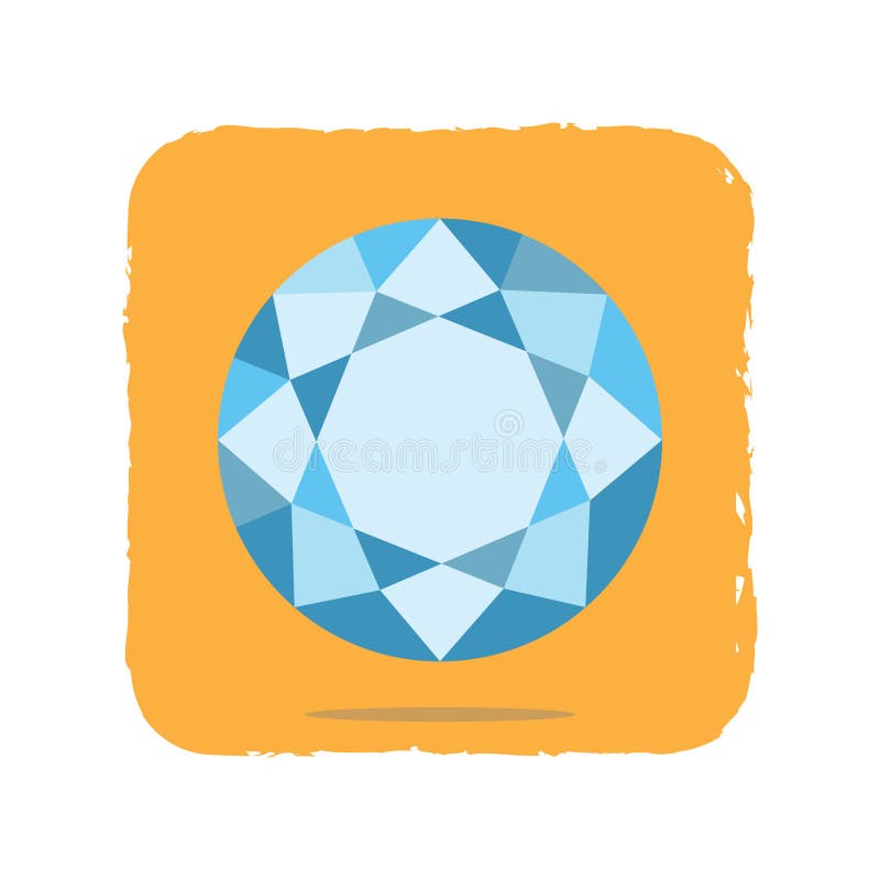 Brilliant Diamond Cut. Vector Illustration Decorative Design Stock ...