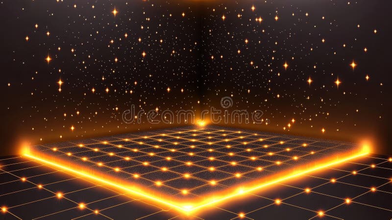 A Brilliant Explosion of Light with Sparkling Particles Against a Dark ...