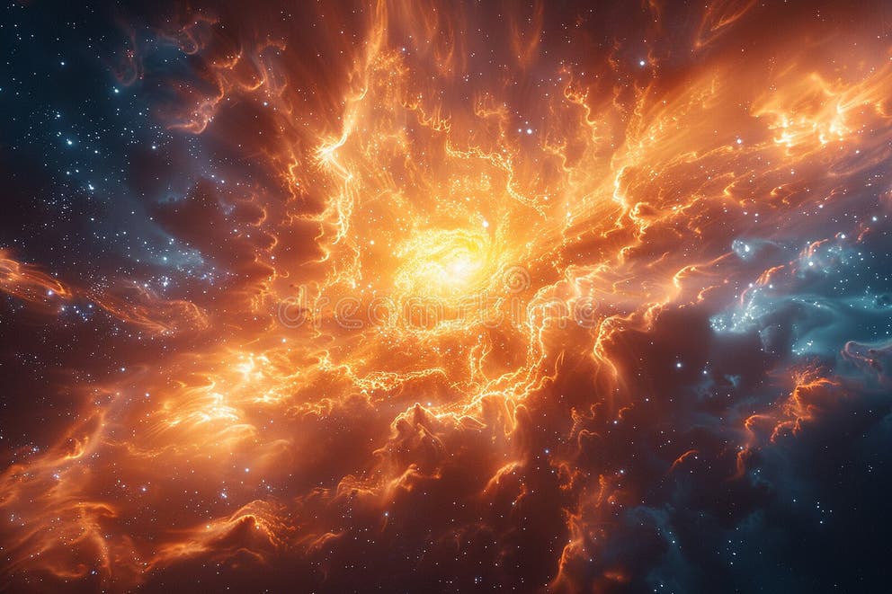The Brilliant Explosion of a Supernova Stock Image - Image of neutron ...