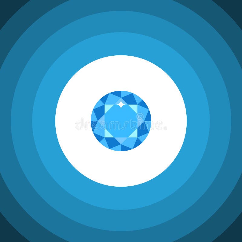 Brilliant Flat Icon. Diamond Vector Element Can Be Used for Diamond ...