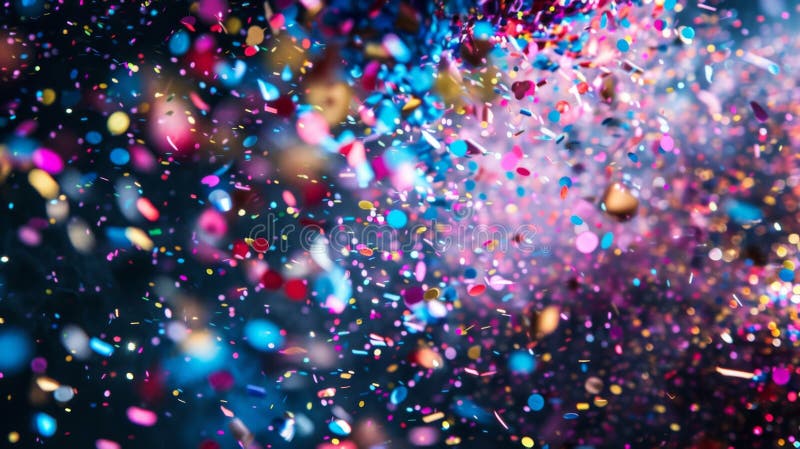 Brilliant Hues Explode from Confetti Cannons Adding a Touch of Magic To ...