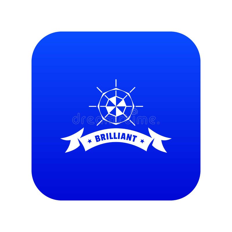 Brilliant Icon, Simple Style Stock Vector - Illustration of shape ...