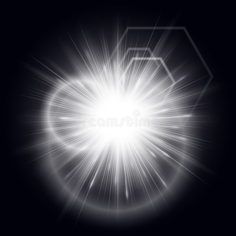 Brilliant light rays stock vector. Illustration of area - 112178522