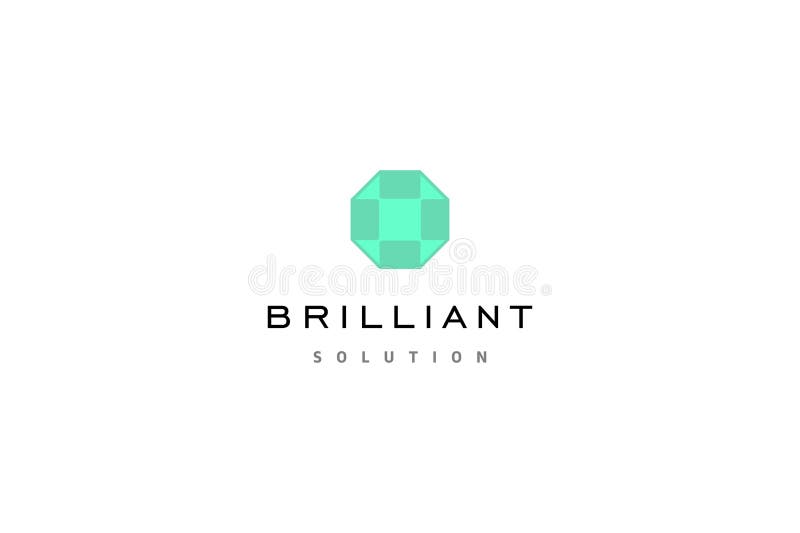 Brilliant logo design stock vector. Illustration of line - 337844762
