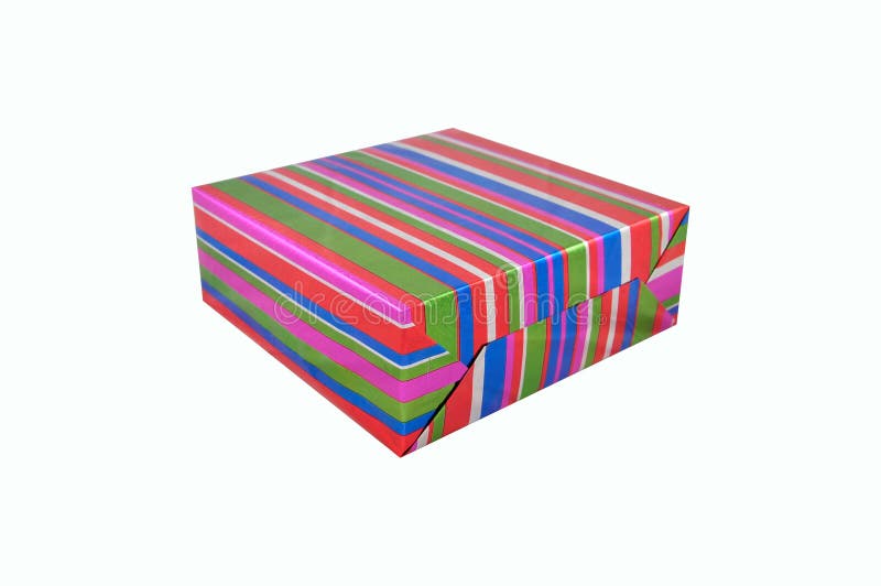 Brilliant Multi-colored Box for Gifts Stock Image - Image of shot ...
