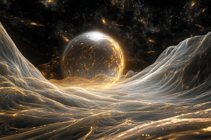 Planet Composed of Pure Light Radiates Energy in a Detailed Cosmic ...