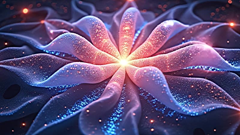 Brilliant Texture Shift Dynamically Inside Burst Patterns, Generative ...