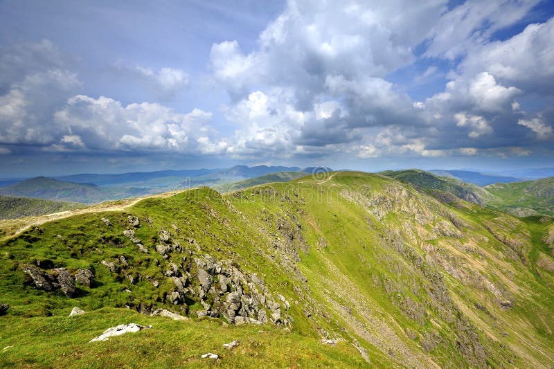 Brim Rake Fell stock photo. Image of fells, rake, clouds - 33439158