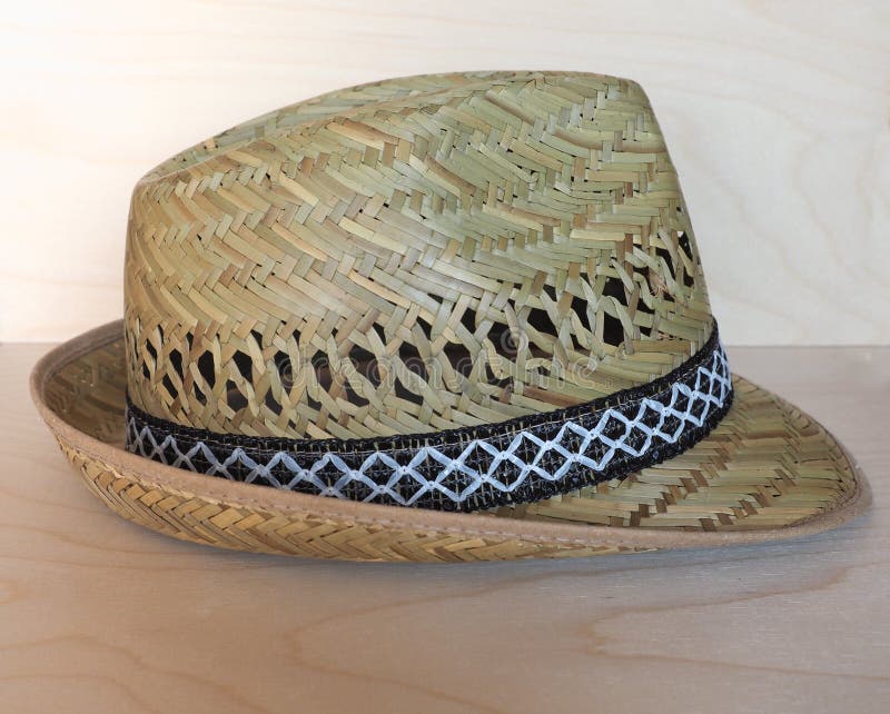 Brimmed straw hat stock image. Image of brimmed, panamanian - 192256679