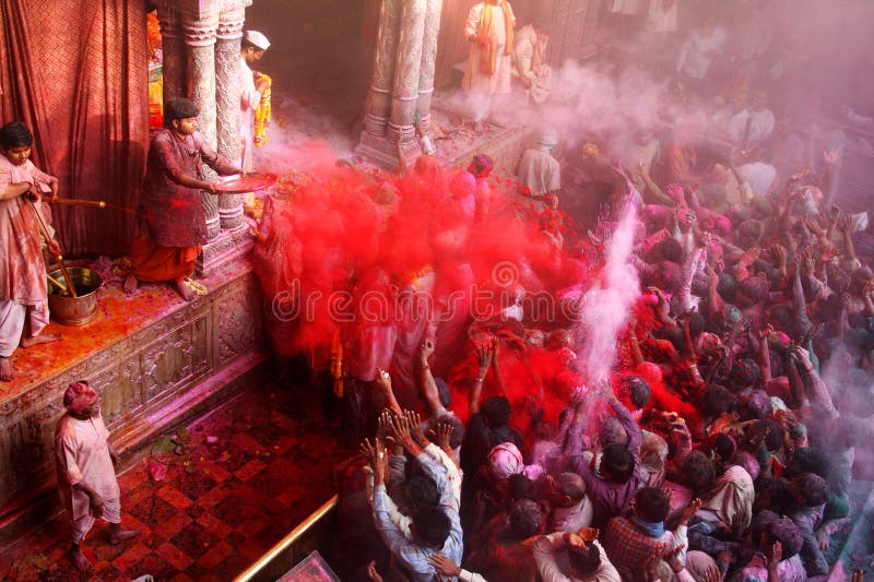 Holi Festival of Colors India Indian Festivals of Colour Editorial ...