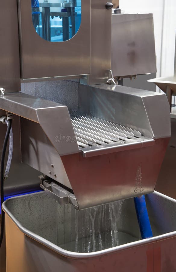 Brine injector for meat stock photo. Image of manufacturing - 141363448