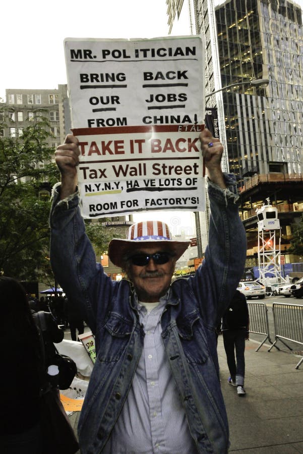 Bring Back Our Jobs from China Editorial Photo - Image of york, taxes ...