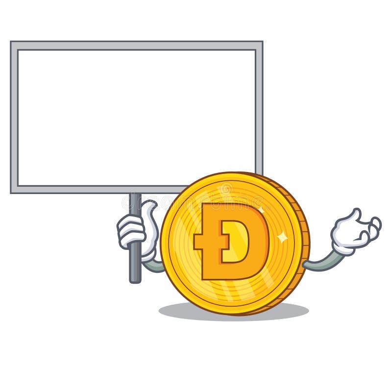 Bring Board Dodgecoin Character Cartoon Style Editorial Image ...