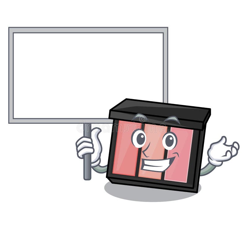 Bring Board Eye Shedow in the Cartoon Shape Stock Vector - Illustration ...