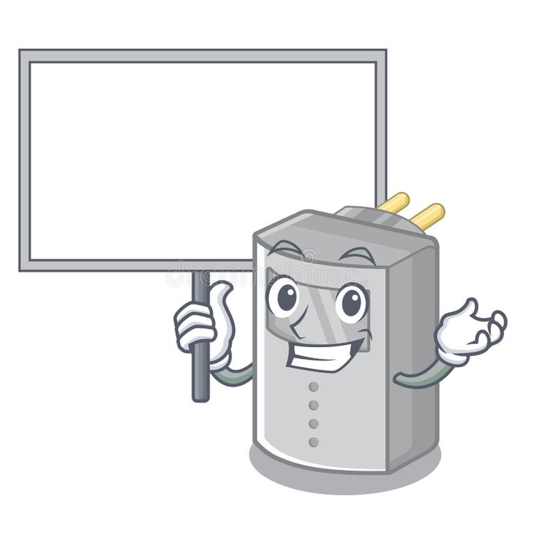 Bring Board Motion Sensor Attached To Cartoon Wall Stock Vector ...