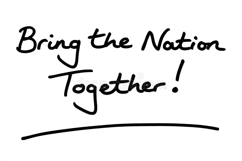 Bring Together a Lot of Force Stock Illustration - Illustration of ...